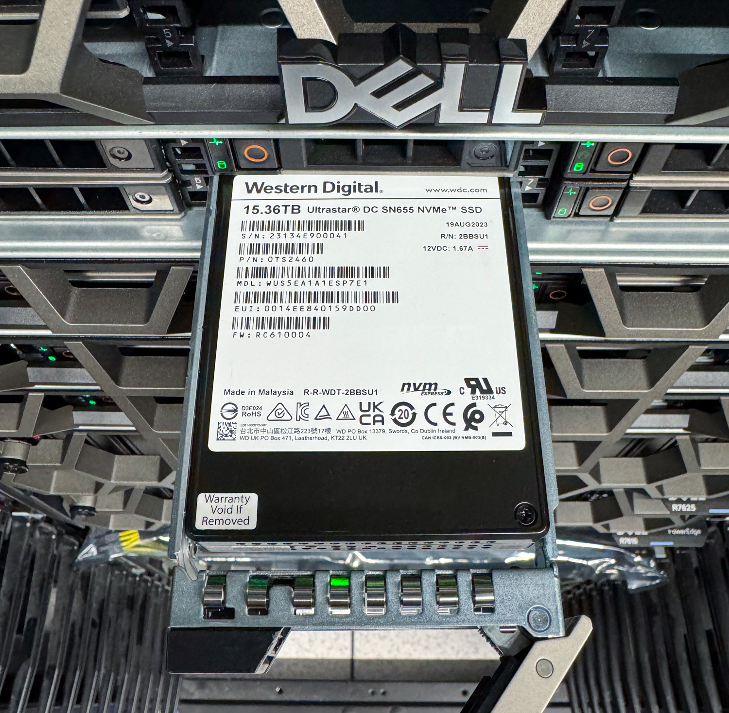 Western Digital Ultrastar DC SN655 NVMe SSD